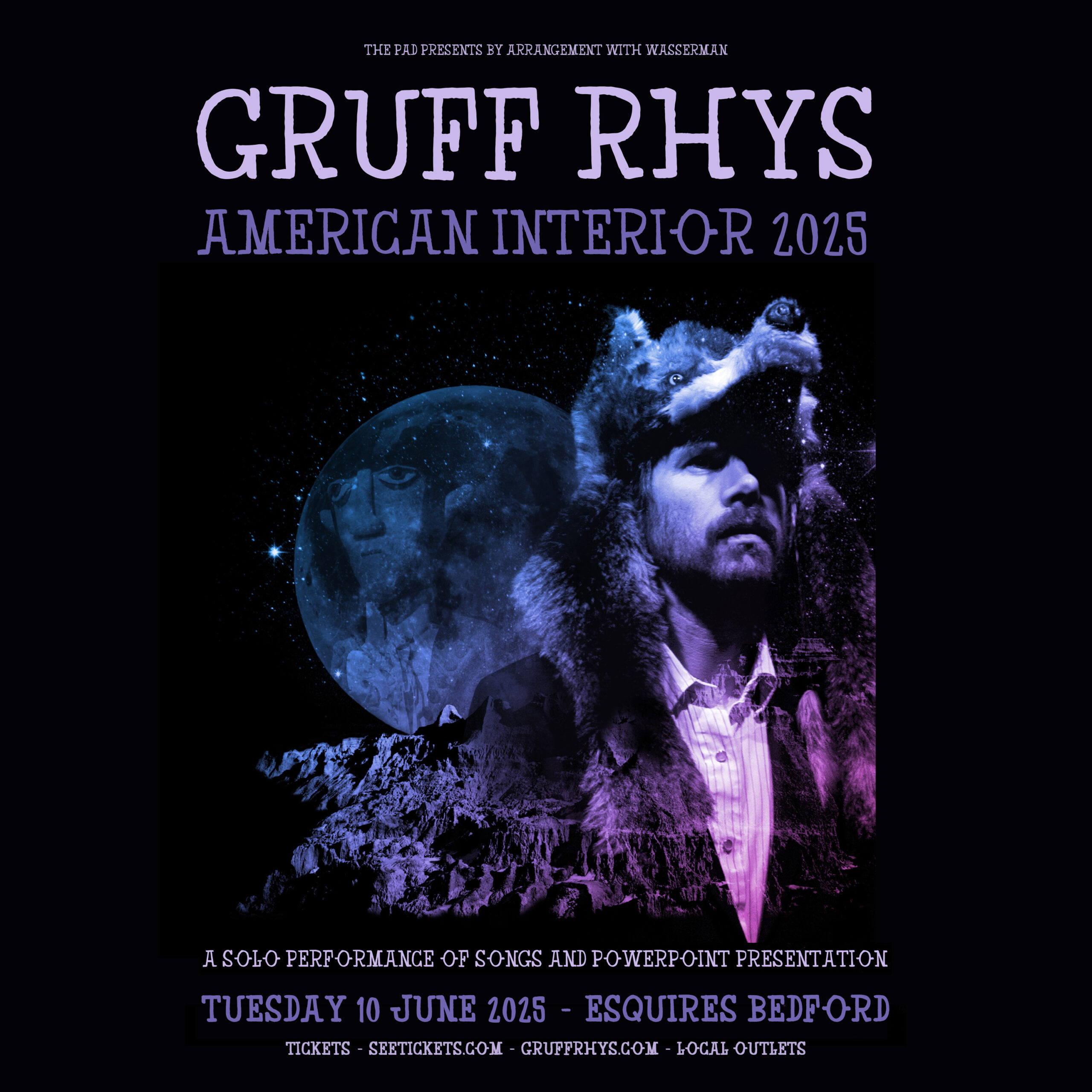 Gruff Rhys 'American Interior' solo show - The Pad Presents
